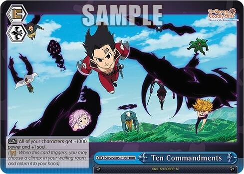 Ten Commandments (RRR) [SDS - SDS/SX05-108R RRR] – Black Vault Gaming